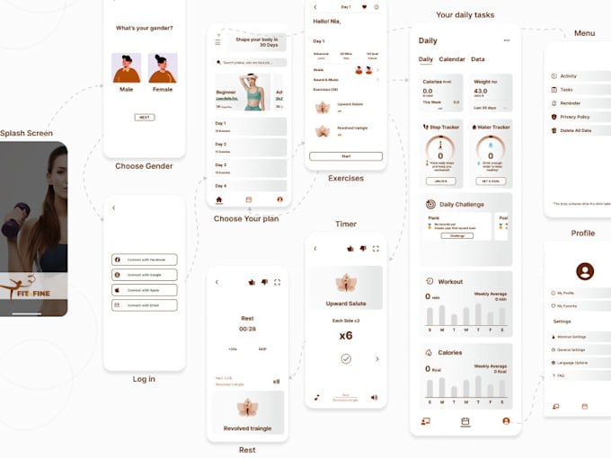 Design an eye catching ui ux designs by Ishasutariya | Fiverr