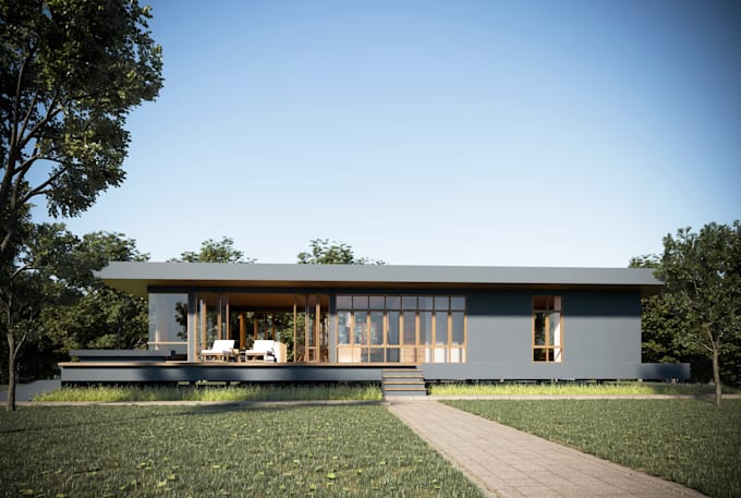 Do architectural 3d visualizer interiors and exteriors 2d autocad ...