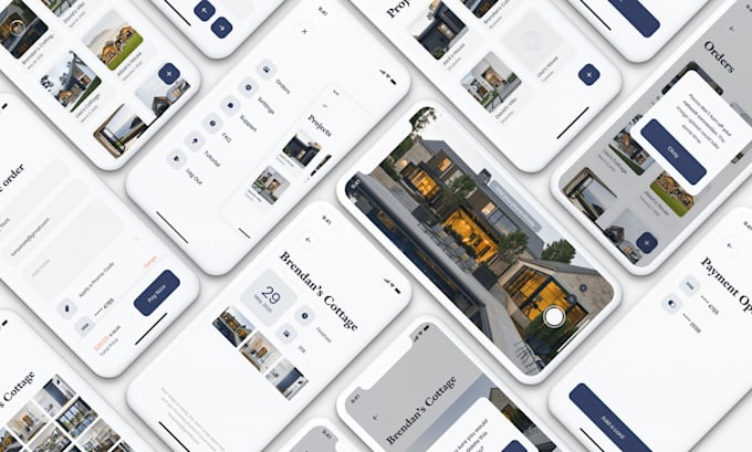 Do web and app ui design and prototype, mockups using figma by Figmaa ...