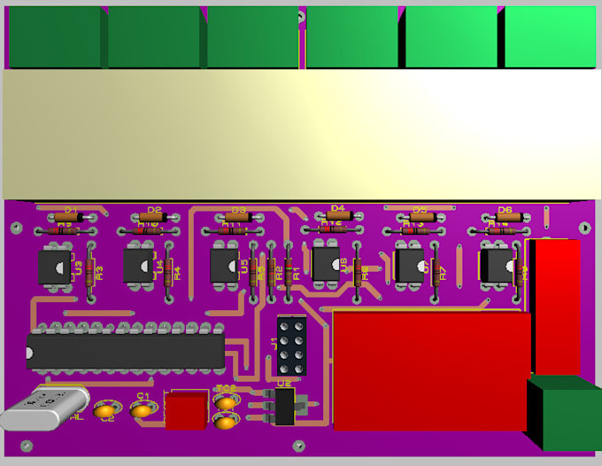 Make electronics circuite design, complete pcb design, semester level ...