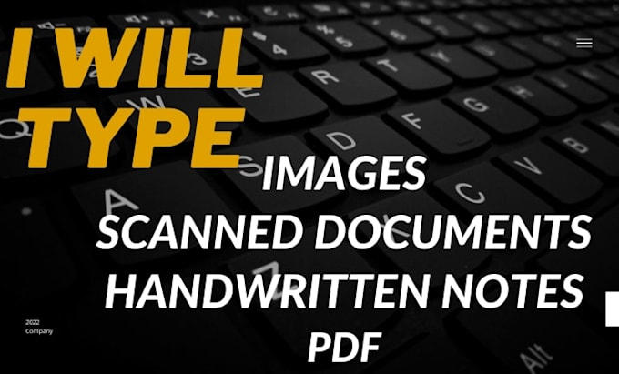 Type your handwritten notes, scanned documents, and images by ...