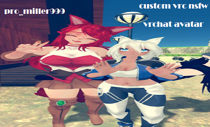 Make fully rigged and textured custom vrchat avatar,sfw,furry avatar ...