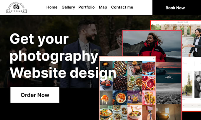 Create a photography website with booking functionality by Nft_dev8 | Fiverr