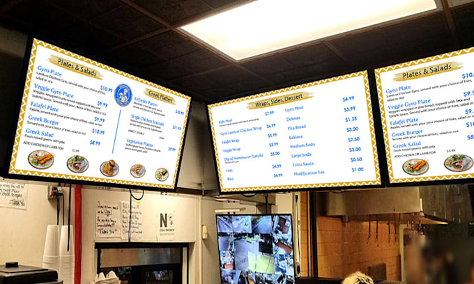 Do digital menu design, restaurant menu design, menu card by ...