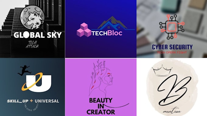 Create modern technology minimal logo creation by Bilalabha | Fiverr