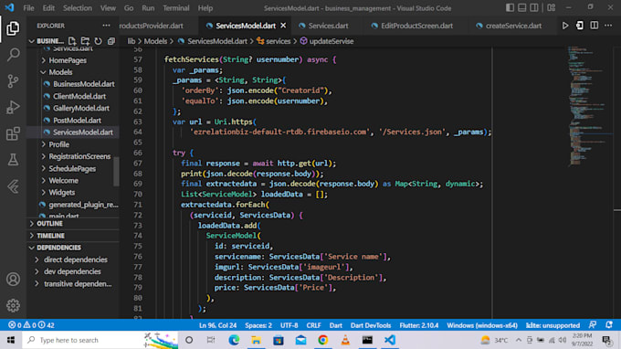 Create cross platform flutter app, firebase, api integration by ...