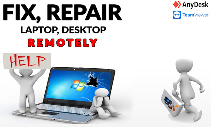 Fix, repair laptop, desktop problem or provide it support remotely by ...