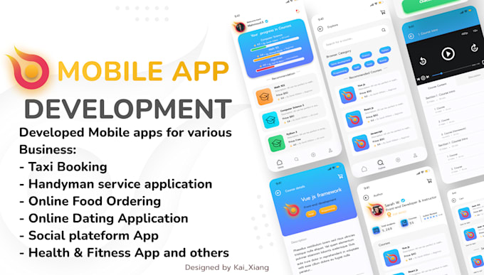 Create Flutter Apps For Android Ios And Firebase By Kai Xiang Fiverr