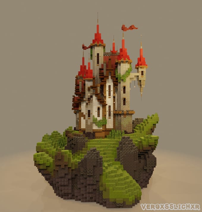 Build you a custom minecraft house or structure by Lacrimamc | Fiverr