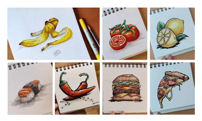 Draw a picture with the unique copic pen style by Sanymd | Fiverr