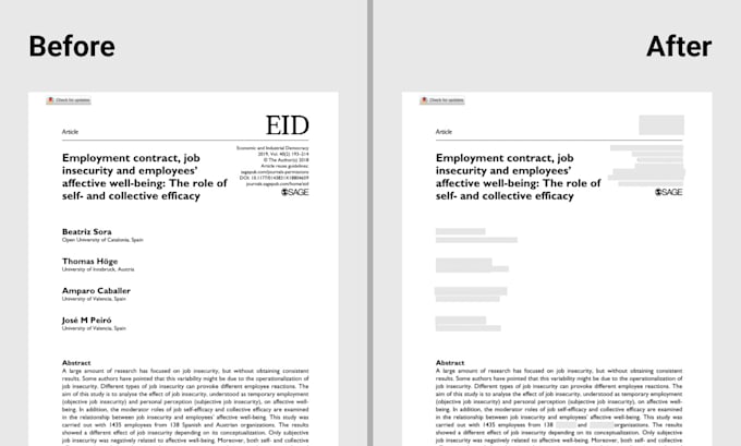 Anonymize pdf document you want by Datahide | Fiverr