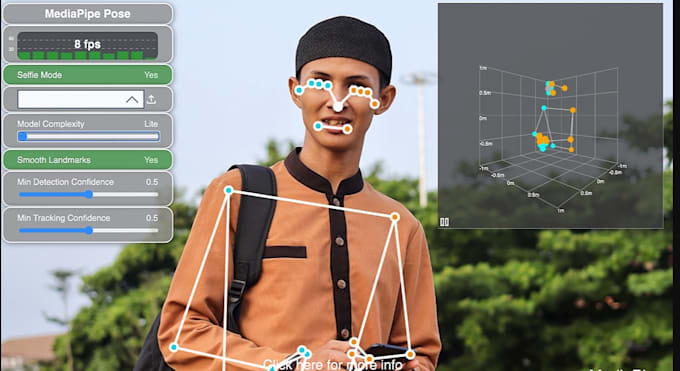 Create a computer vision model with mediapipe by Kawanhlg | Fiverr