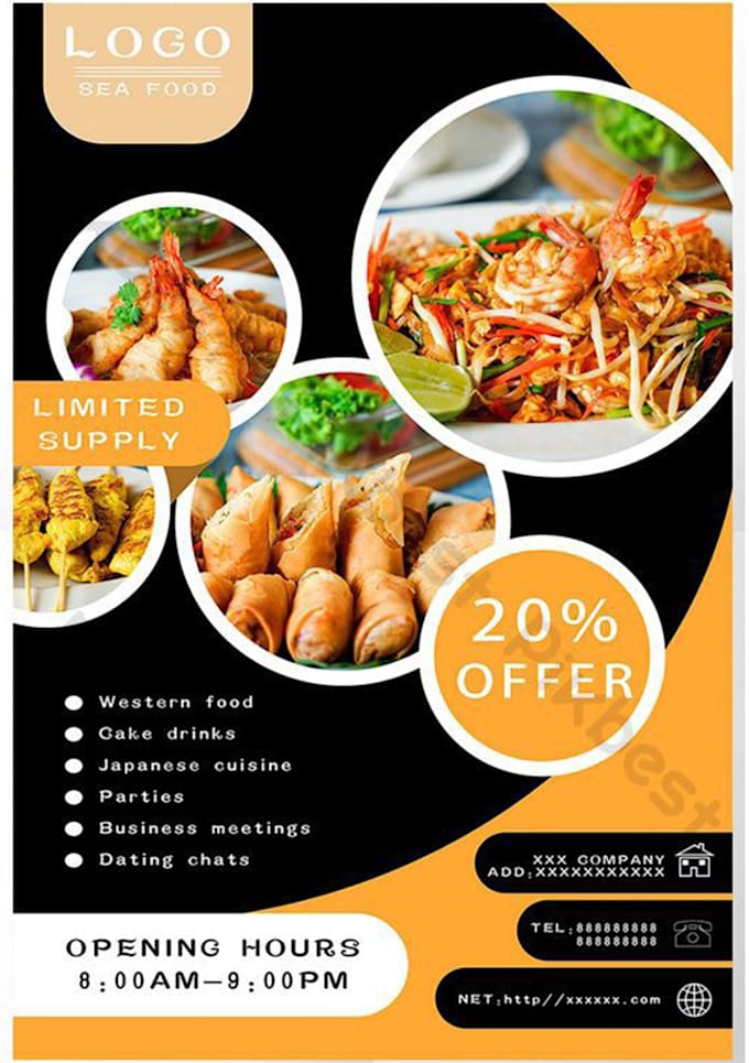 Create food menu design, restaurant menu, digital menu, food flyer and ...