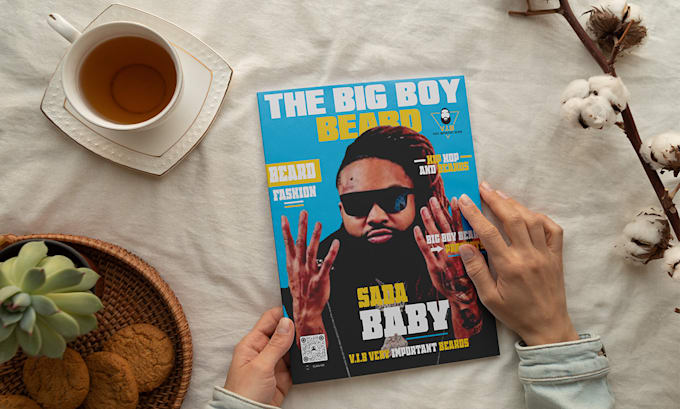 Do digital or print magazine cover, back and layout design by ...