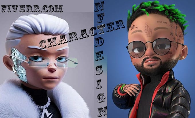 Develop 2d nft character designs by Jameskelvin005 | Fiverr