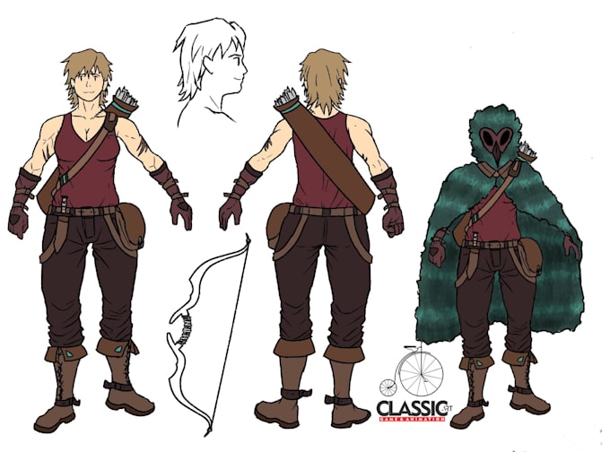 Design 2d 3d game art, 2d 3d game character, concept art, props and ...