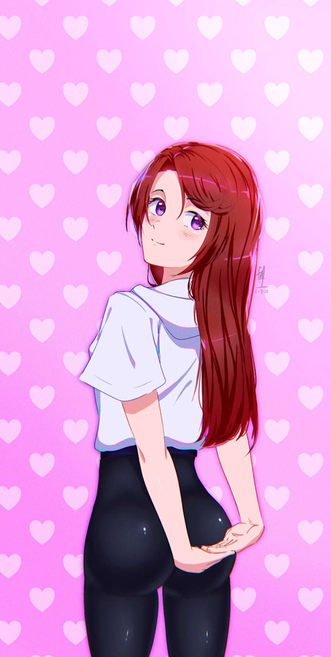 Draw your oc or favorite character using cell shade anime style by ...