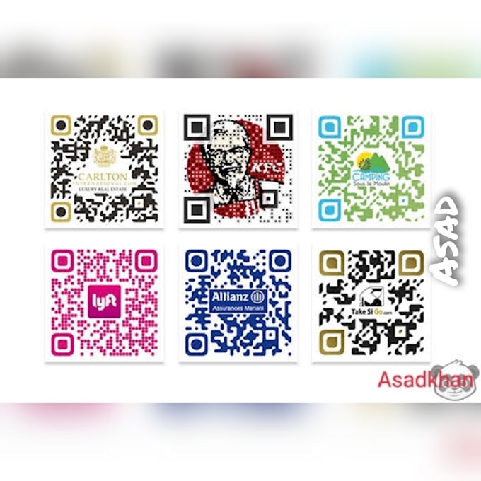Make random qr code for your company by Asadtareen1 | Fiverr