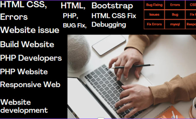 Fix Your Php Bootstrap Html Or Css Code And Responsive Web By Aamirmalikawan Fiverr