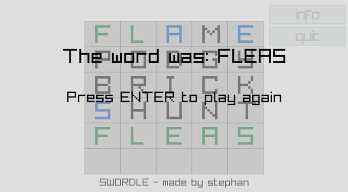 Make a 2d game, in console ui, or libraries, frameworks such as pygame, raylib by St3ph4nnnn ...