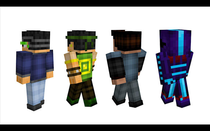 Create a java minecraft skin for you by Axolotlace | Fiverr