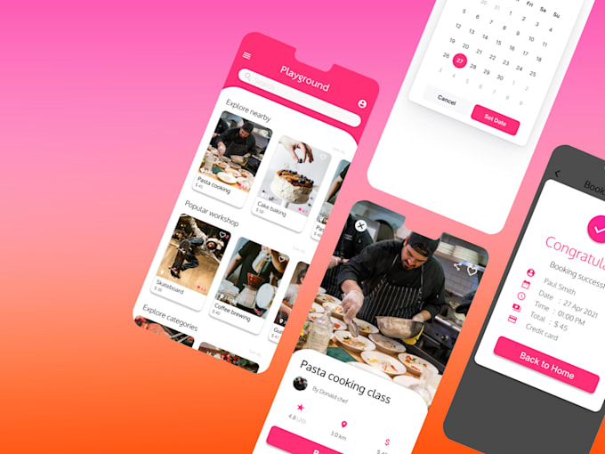 Design awesome clean and easy to use mobile apps by Atsuwapat | Fiverr
