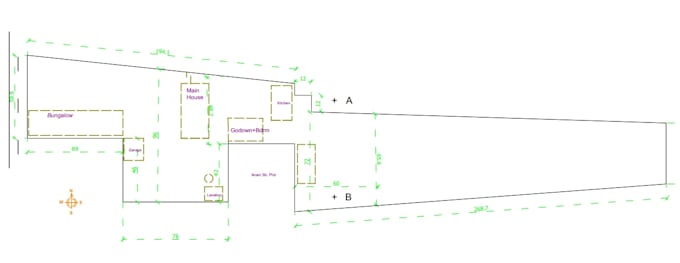Draw 2d floor plan of building for a given piece of land by ...