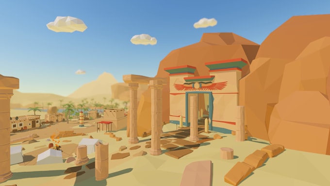 Model 3d low poly game models, environments, illustrations by Jemils ...