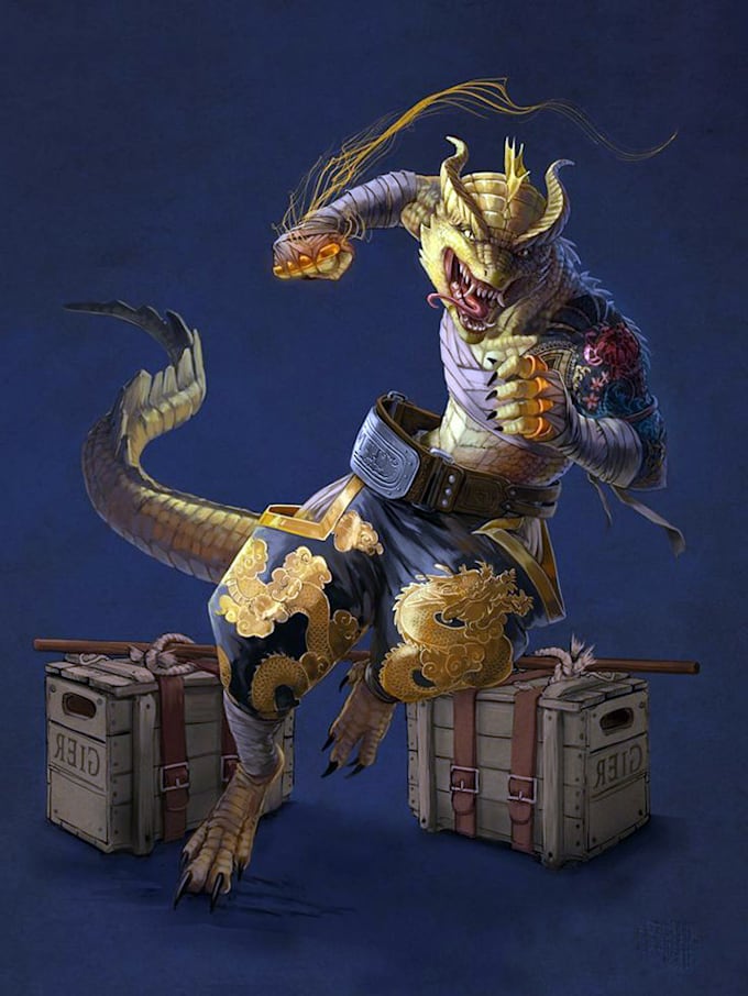 Draw dnd, nft, fan art character design and concept art by Nightdryad ...