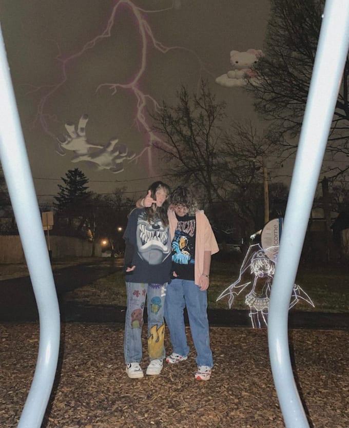 Make draingang and hyperpop style album art or insta pix by Heelys | Fiverr