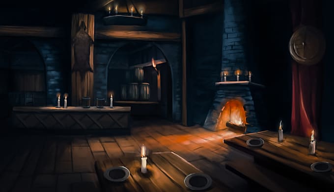 Do environment fantasy dnd background, landscape or game art by ...