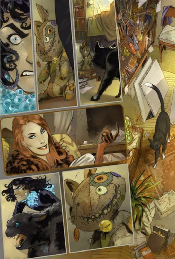 Turn great comic book page and illustration by Tunruniioo | Fiverr