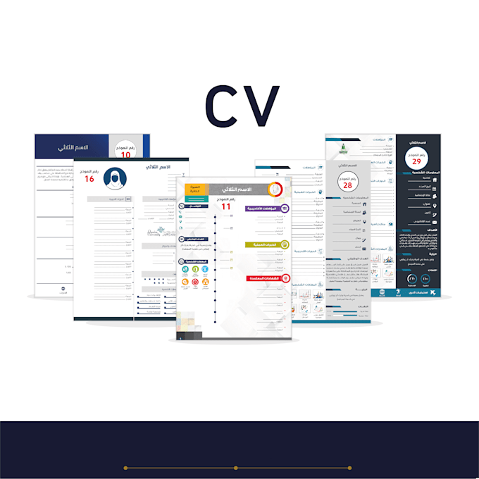 Cv by infographic design and qr code by Safvip2 | Fiverr