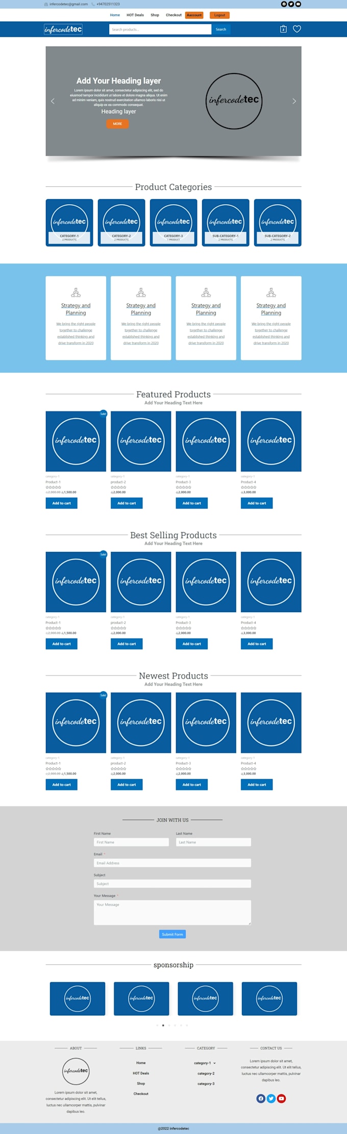 Build craftwork and homemade goods selling ecommerce website by ...
