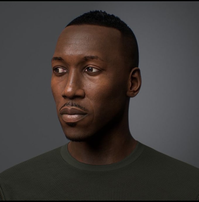 Hyper realistic 3d character modeling, human character game character ...