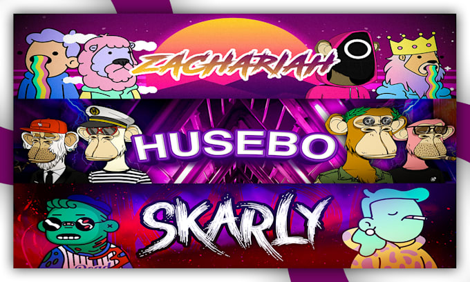 Design Nft Banner And Crypto Banner For Twitter Discord Opensea Header By Discordgfx Fiverr