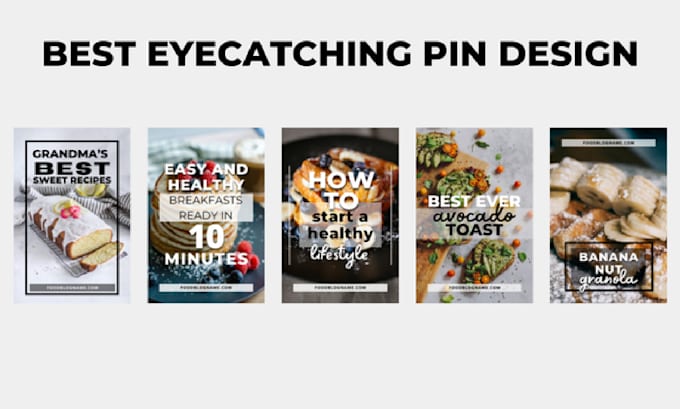 Create the best eyecatching pinterest pin design by Albacreativa | Fiverr
