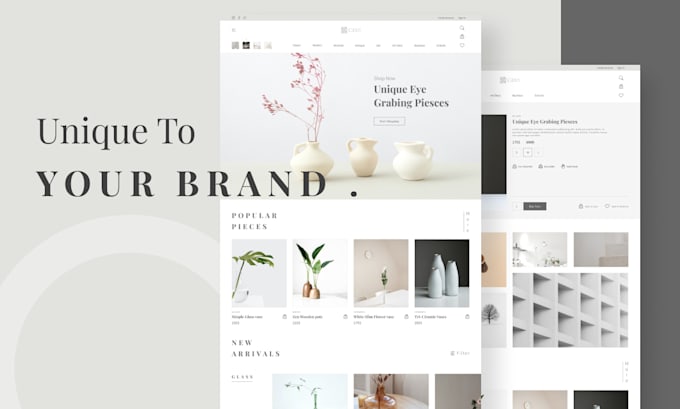 Create a high end ui ux for your website backed by a professional ...