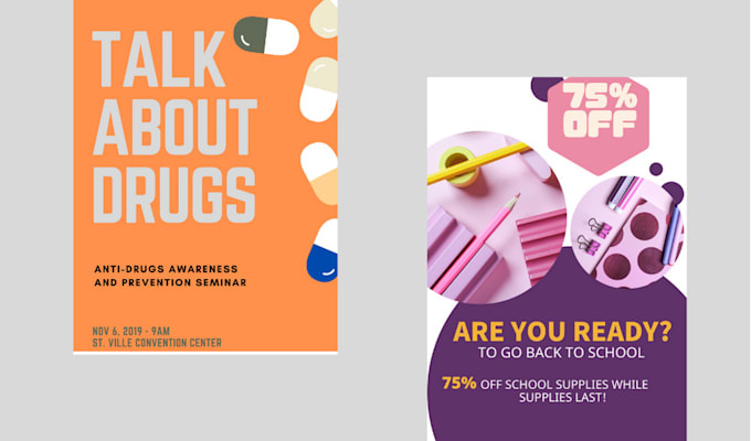 Design a catchy and creative flyer, poster, brochure by Ubaidcheema250 ...