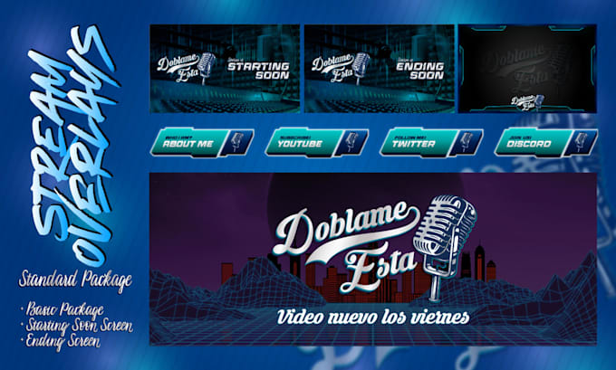 Design custom overlays to give your stream brand a unique touch by ...