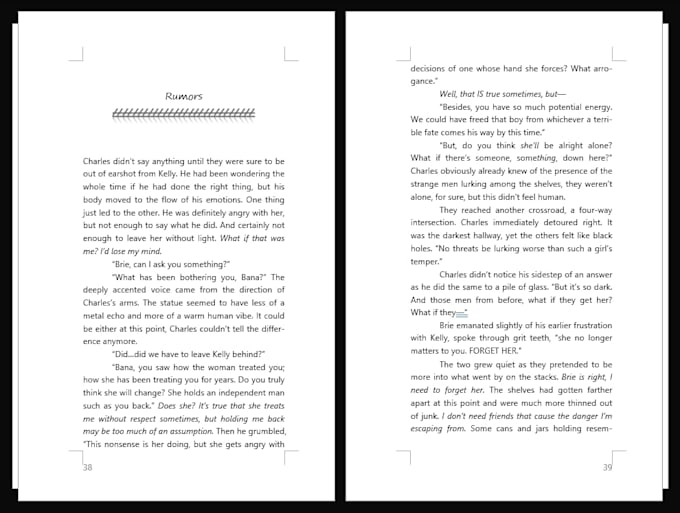 Format your short story for book printing by Purelegendedits | Fiverr