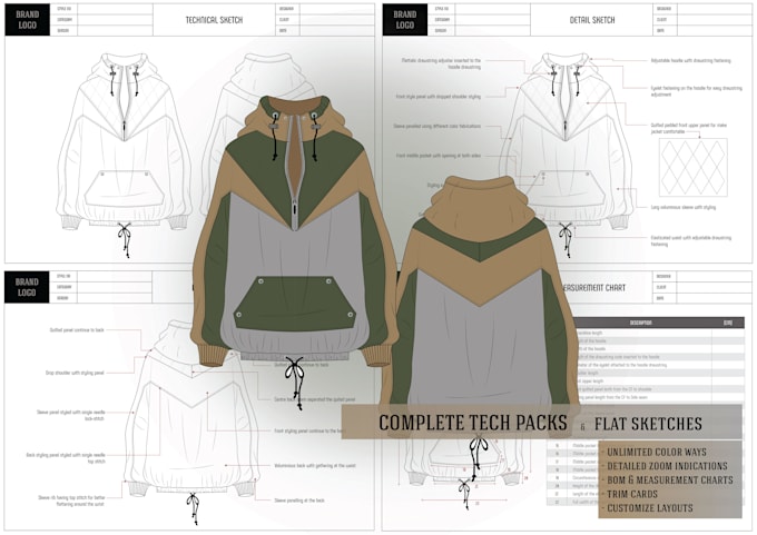 Do fashion technical drawings, complete tech pack designs by Nithya ...