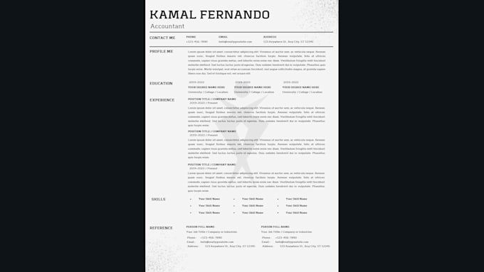 Provide 12 hour professional resume and cover letter writing services by Kani_cv_designe | Fiverr