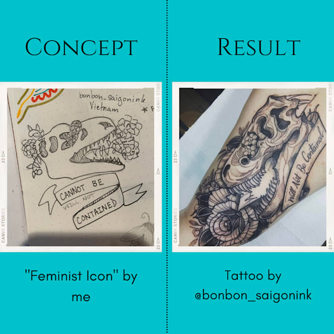 Guide you through the tattoo process by Harpilyyours | Fiverr