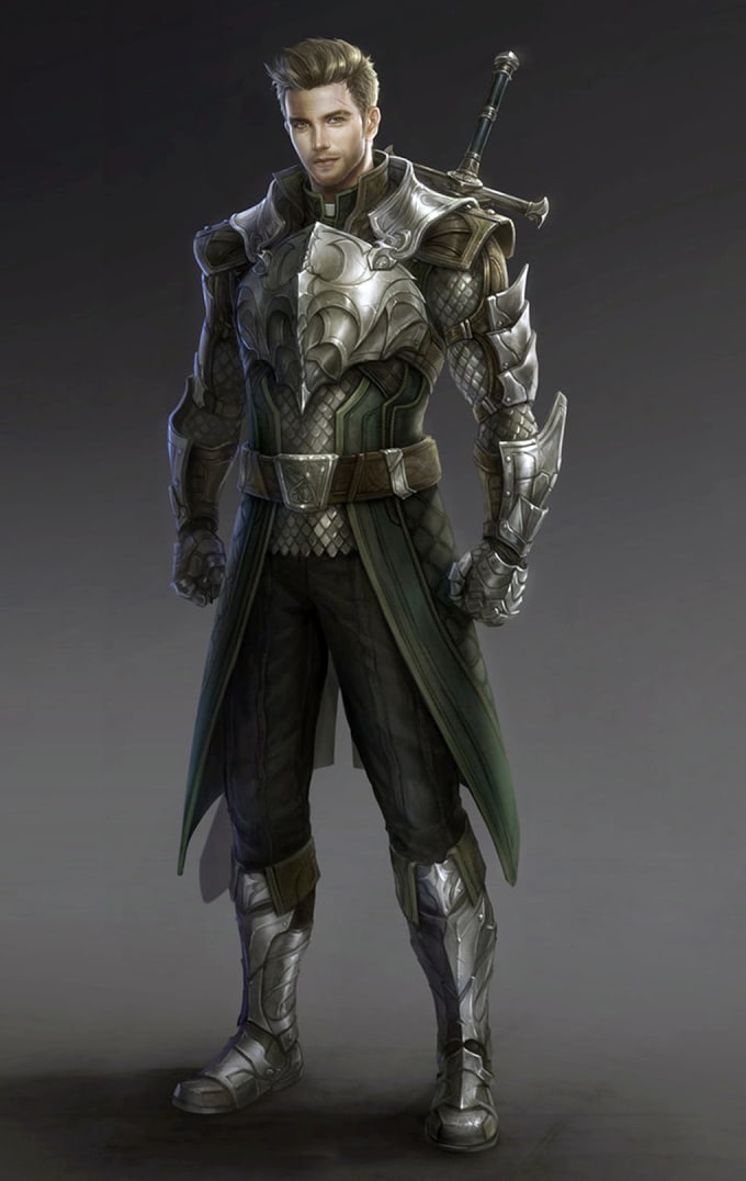 Make Dnd Character Art And Concept Art By Serapione Fiverr