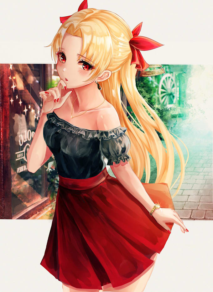 Draw custom anime characters for you by Andreaflack | Fiverr