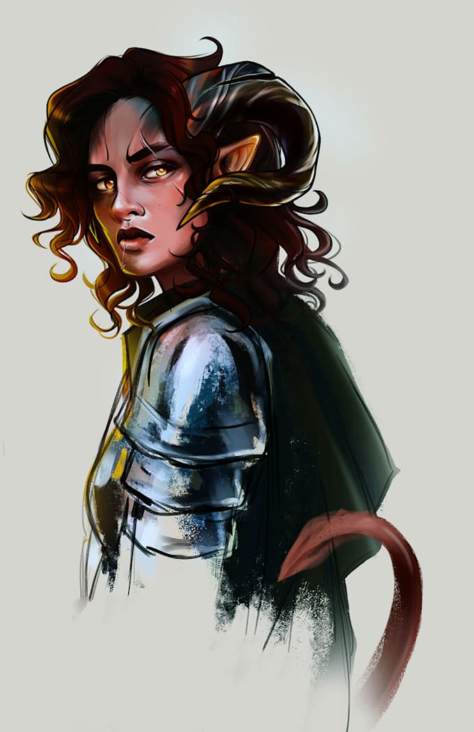 Draw dnd character art and fantasy character design by Elnabotha45 | Fiverr