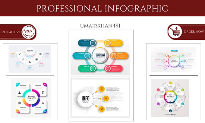 circle infographic canva
