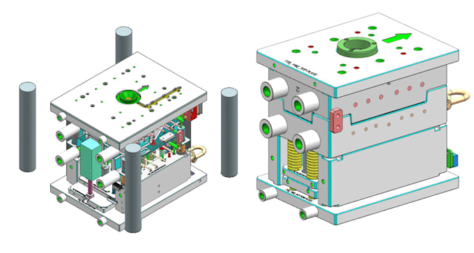 Do injection mold design,3d product design, electrode design, 2d by ...