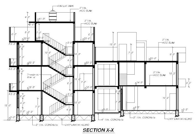Design architectural 2d floor plans, sections, elevations using auto ...